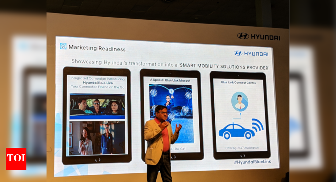 Hyundai blue link technology: Hyundai showcases Blue Link connected car ...