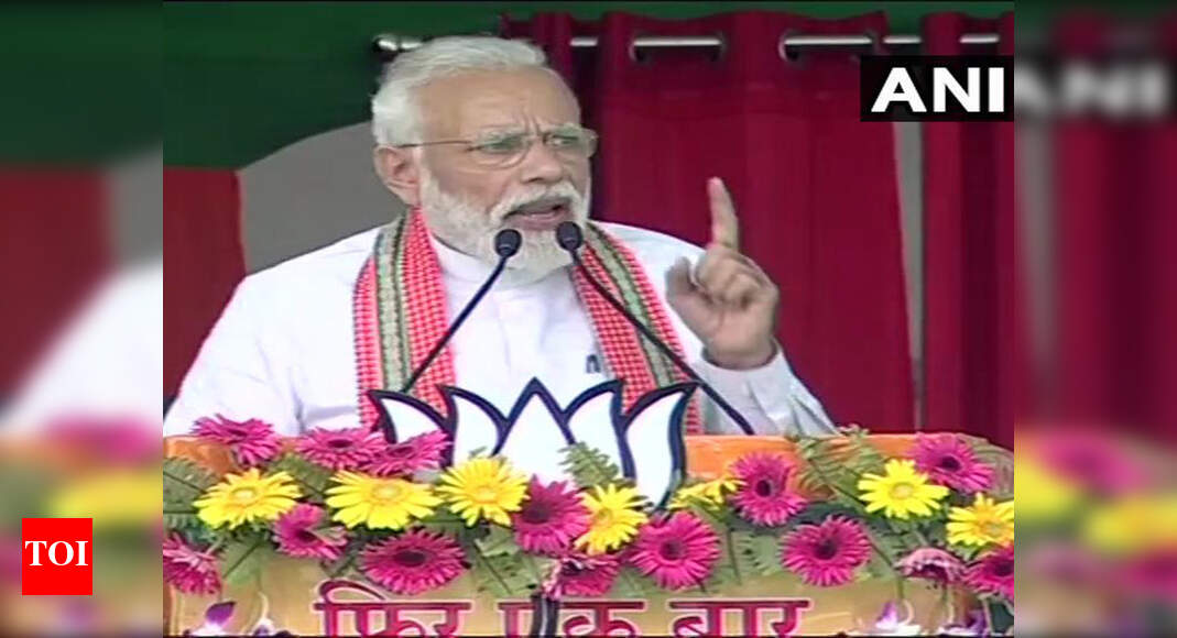 Opposition scared, indulging in scaremongering: PM Modi - Times of India