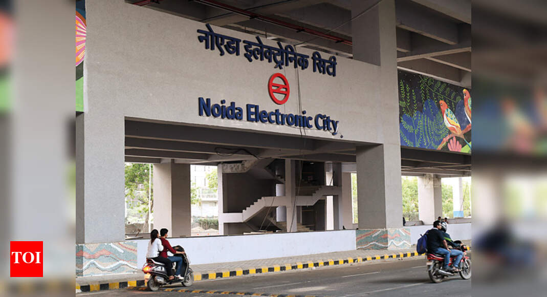 The Noida Electronic City Metro Station is a boon for Sector 63 market ...