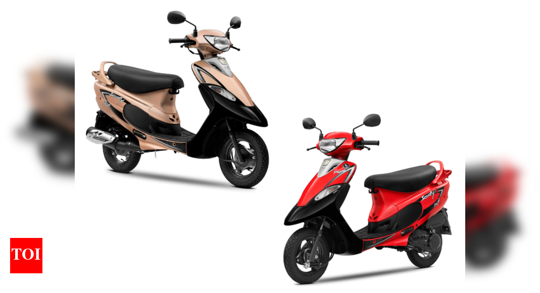 TVS Scooty: TVS Scooty turns 25, gets two new colour schemes - Times of ...