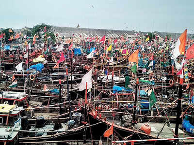 Fishermen at sea as fish catch dries up near coast | Rajkot News ...