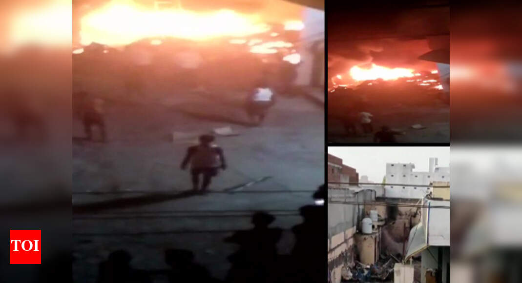 Fire At Gurugram Kadipur Industrial: Gurugram: One dead, five injured ...
