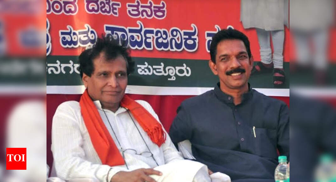 Lok Sabha polls: Union minister bats for efficacy of Dakshina Kannada MP - Times of India