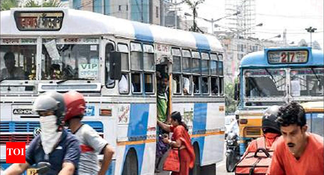 Woman run over by bus after being forced to get off in middle of road ...
