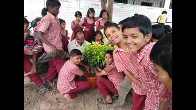 ZP school near Naregaon develops a green model | Aurangabad News ...