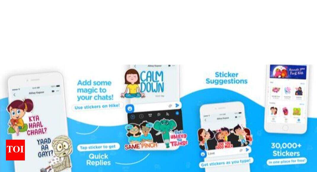 hike: Hike introduces Sticker Chat app - Times of India