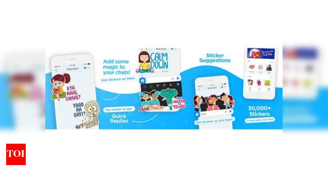 Hike: Hike introduces Sticker Chat app - Times of India