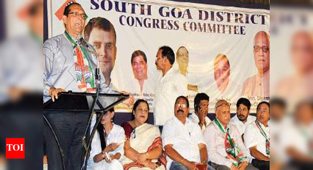 Goa: Congress leaders ‘stand united in fight against BJP’ - Times of India