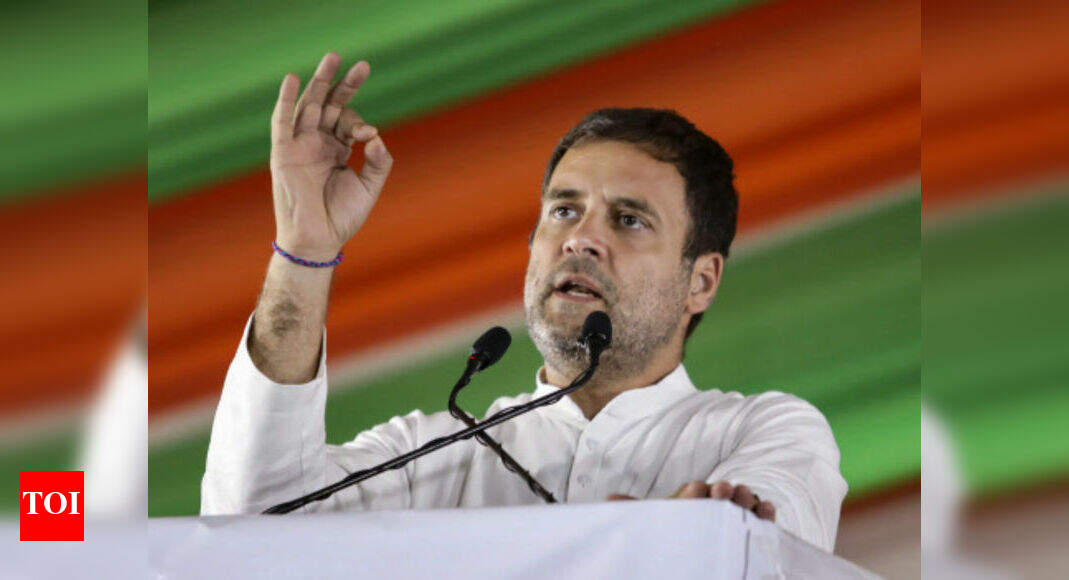'Acche Din' slogan replaced by 'chowkidar chor hai': Rahul Gandhi ...
