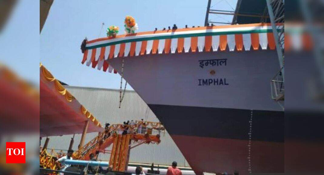 INS Imphal, the new guided-missile destroyer | India News - Times of India