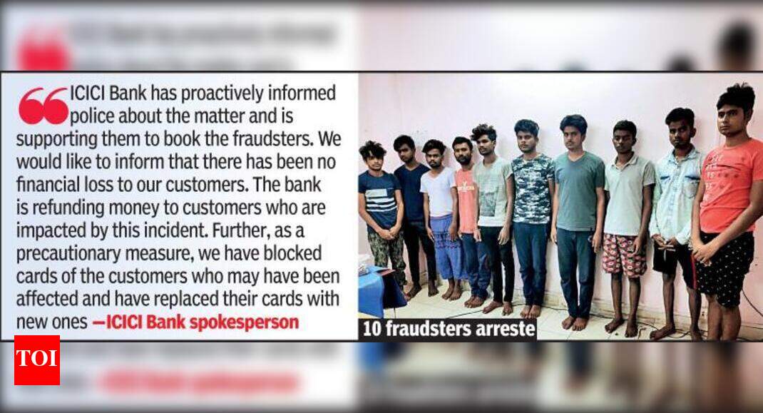 10 held for cloning debit cards, withdrawing Rs 3 crore | Hyderabad ...