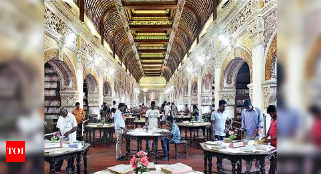 Connemara library displays pages from past | Chennai News - Times of India