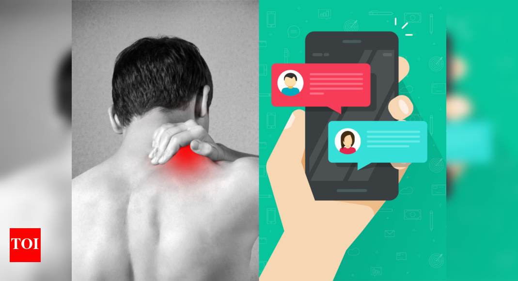 What is Text Neck, Symptoms, and How to Get Rid of it | - Times of India