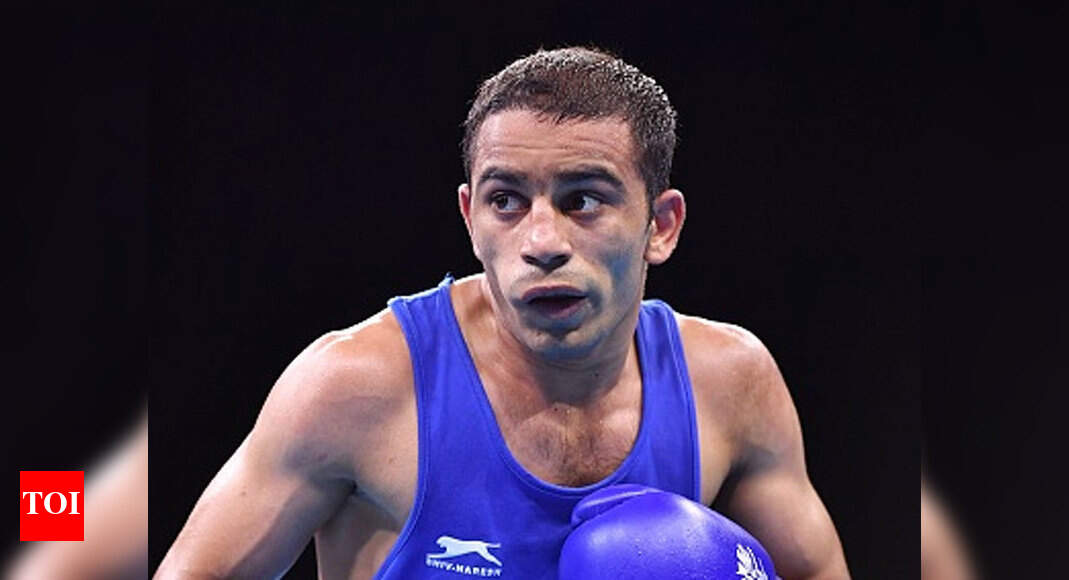 Amit Panghal debuts in 52kg category, wins Asian gold | Boxing News ...