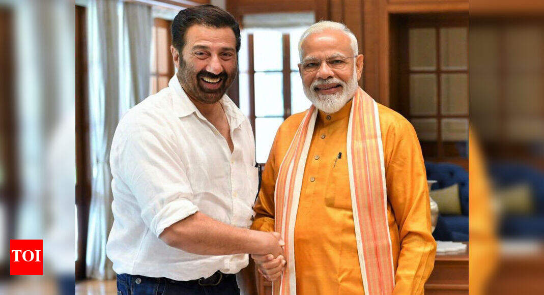 PM Modi meets Sunny Deol, says touched by his 'passion' for better ...
