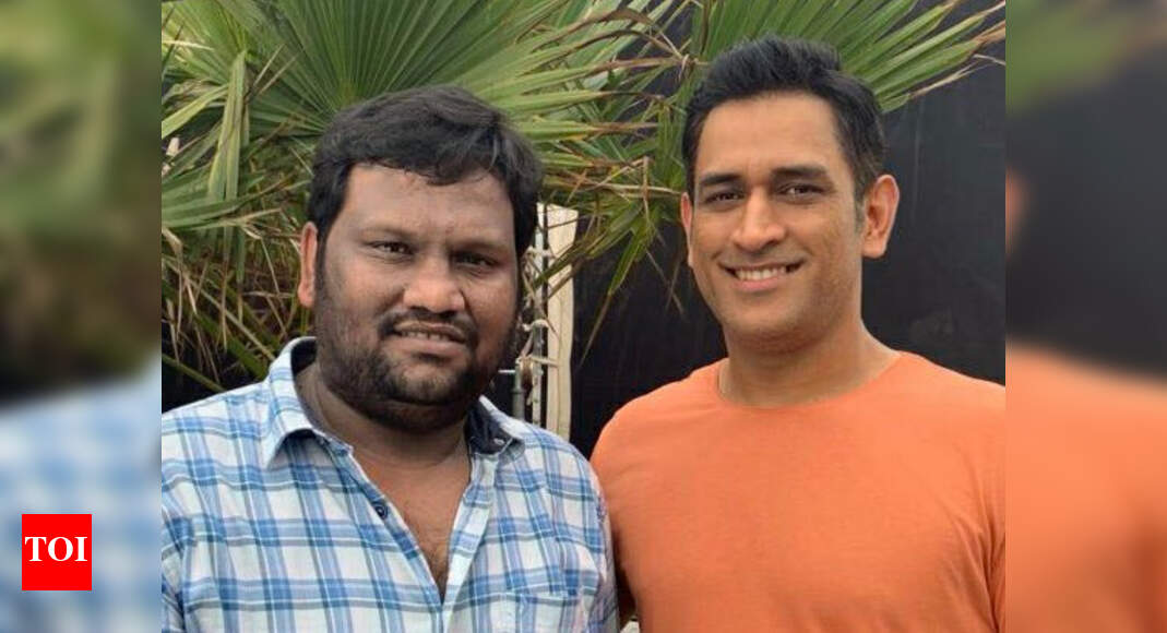 Director Rajesh M Selva had a fan moment with Dhoni | Tamil Movie News ...
