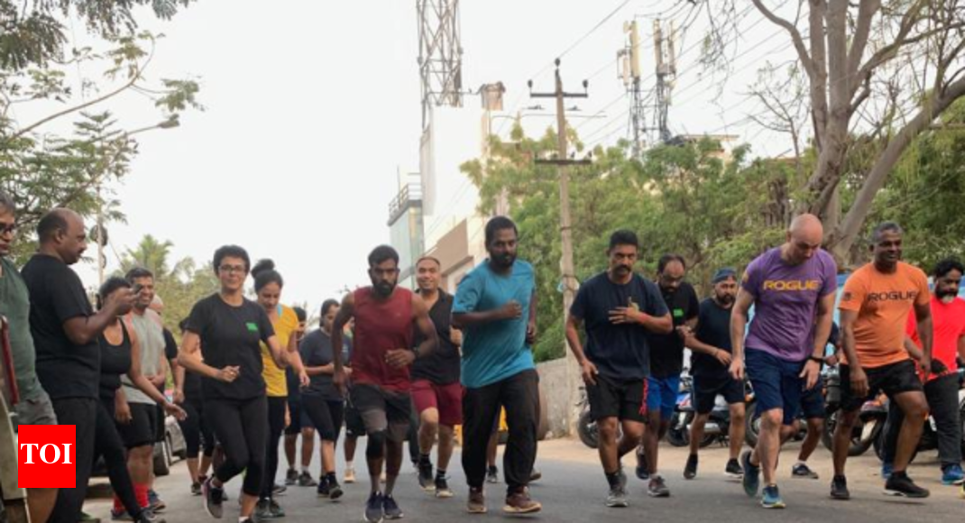 Fitness group celebrates fifth anniversary with push-ups, pull-ups and ...