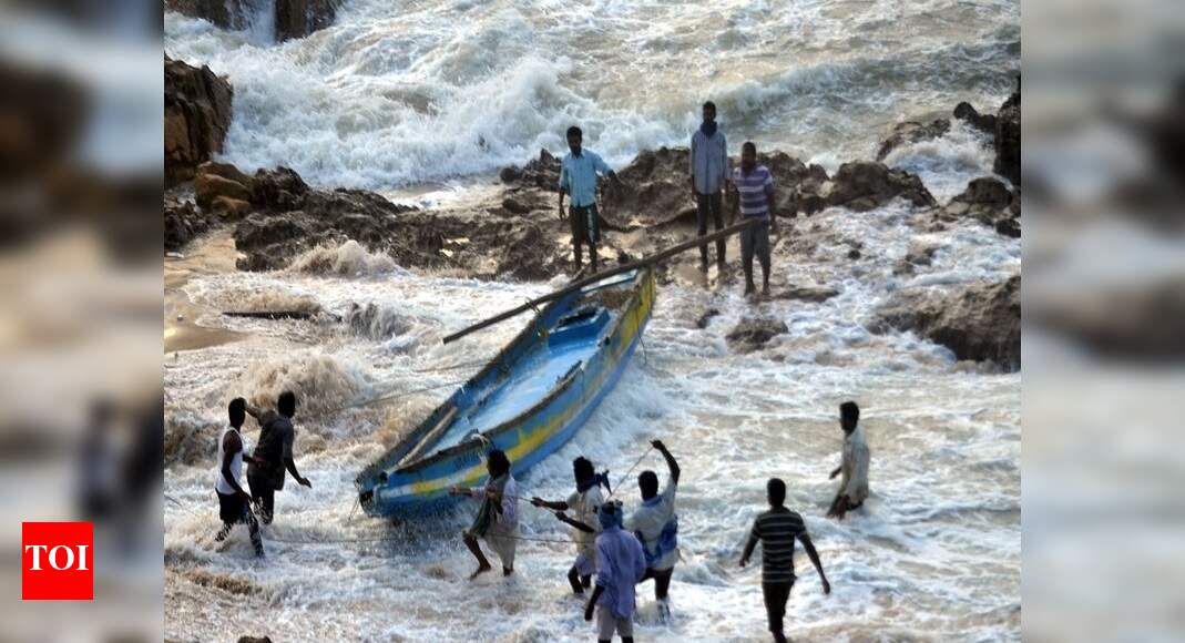 Coast Guard prepare for cyclone Fani | Visakhapatnam News - Times of India