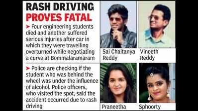 Hyderabad car crash: Students vroomed past cops probing the serial ...