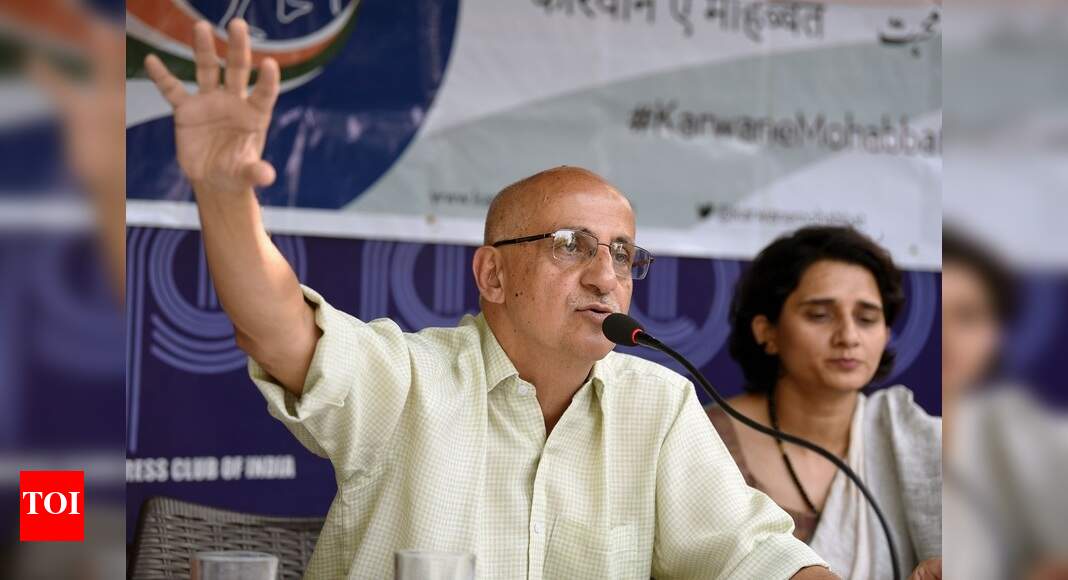 Activist Harsh Mander accuses CJI of bias, is penalised | India News ...