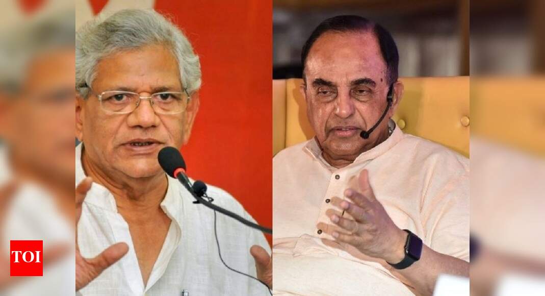 Sitaram Yechury, Subramanian Swamy cross swords after Left leader says ...
