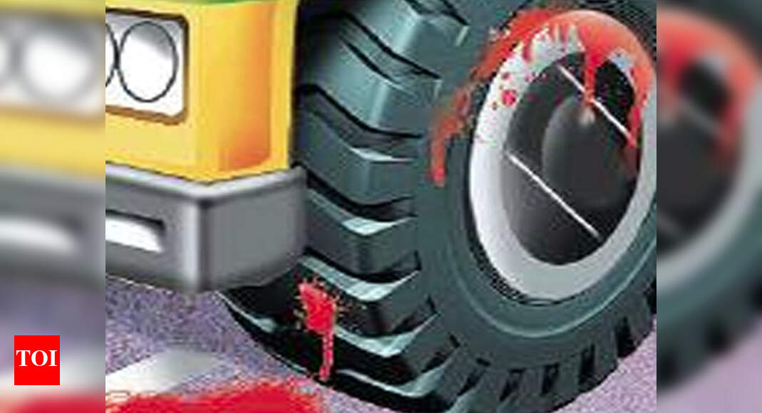 Chennai: Truck runs over man on pavement | Chennai News - Times of India