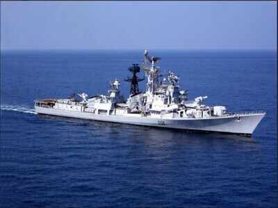 Missile destroyer 'INS Ranjit' decommissioned | India News - Times of India