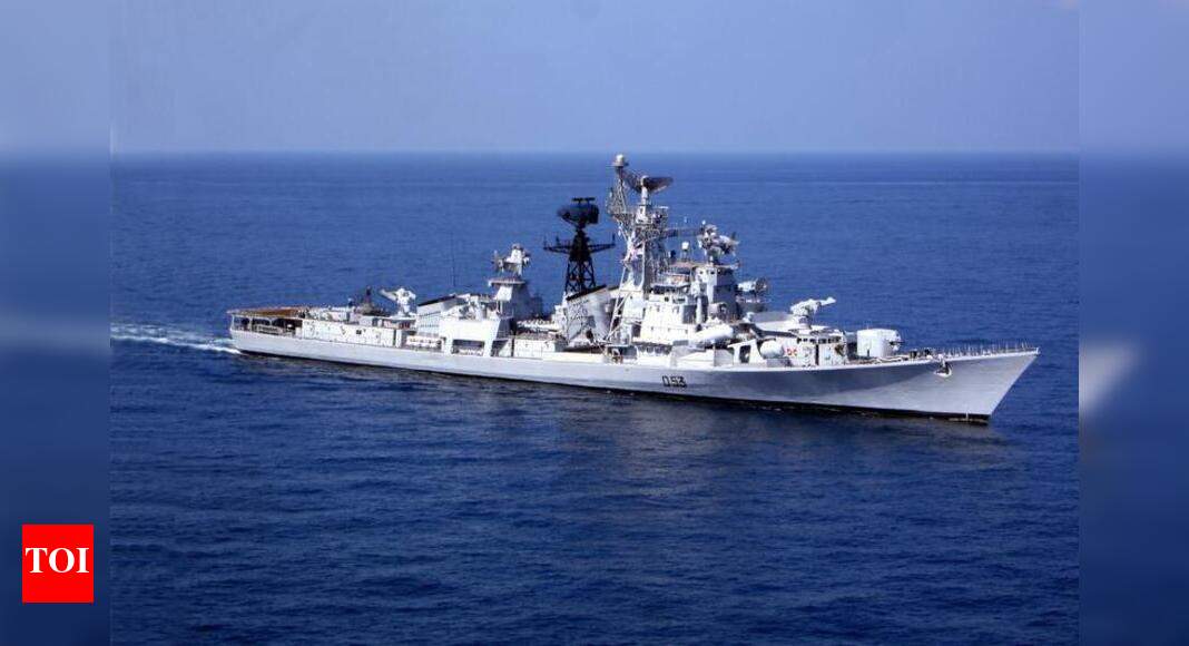End of an era: INS Ranjit sails into sunset at Visakhapatnam naval ...