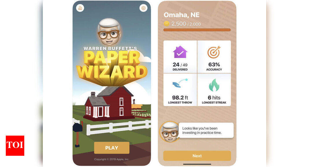 Apple Warren Buffett'S Paper Wizard: Apple launches 'its own' game on ...