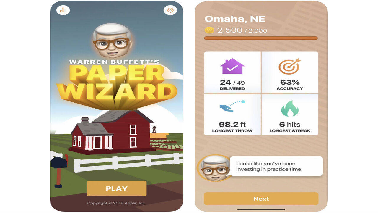 Apple launches 'its own' game on App Store that features Warren Buffett ...