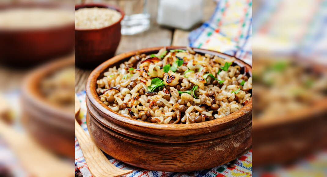 Mujadarra Recipe: How to Make Mujadarra Recipe | Homemade Mujadarra Recipe