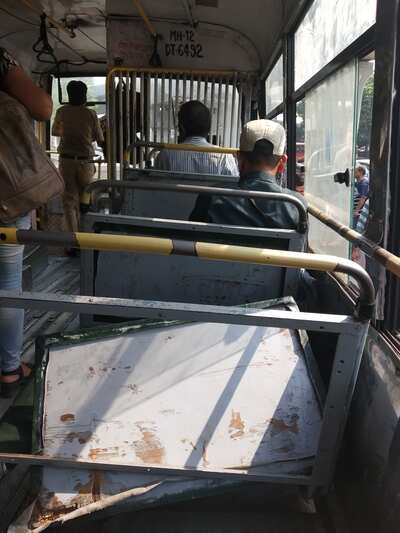 Condition of PMPML bus - Times of India