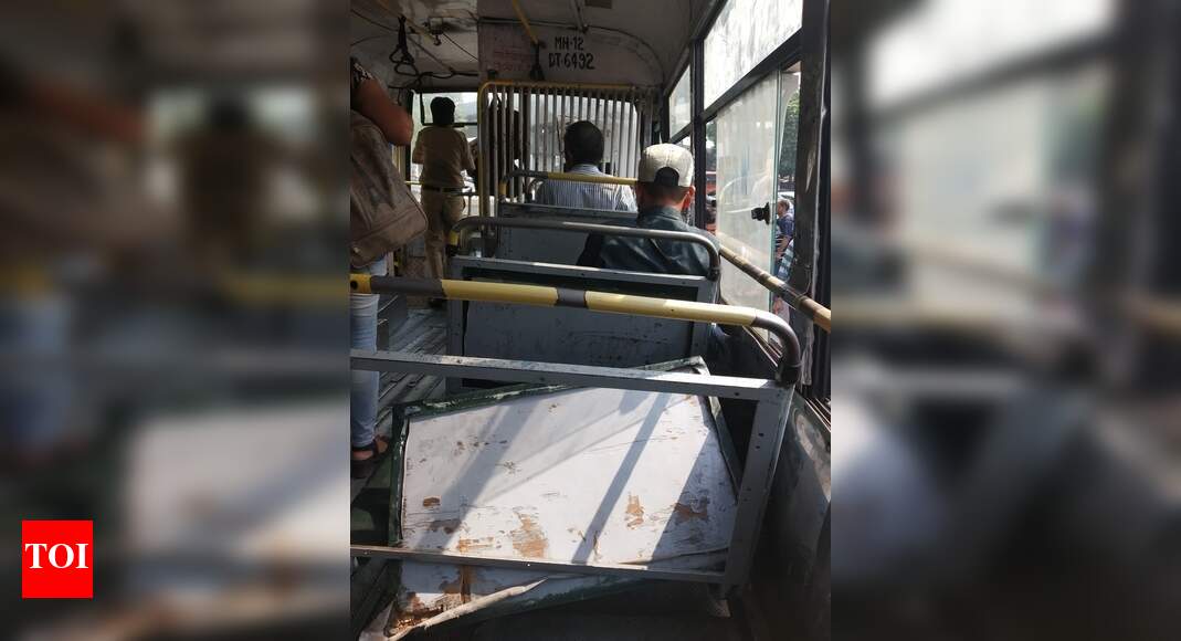 Condition of PMPML bus - Times of India