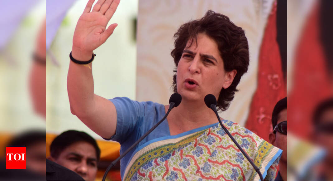 Modi 'kayar', 'kamzor' PM: Priyanka Gandhi - Times of India