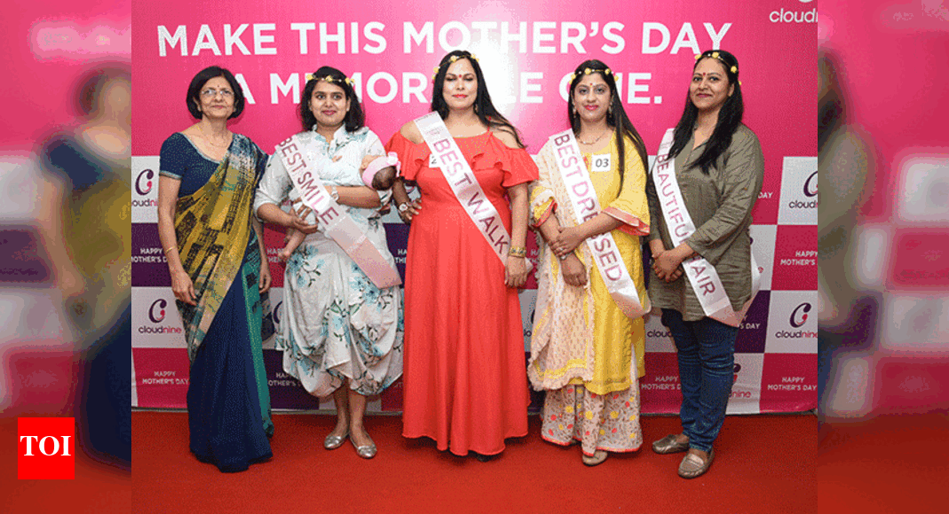 Ramp walk competition held in Noida to celebrate Mother’s Day | Noida ...