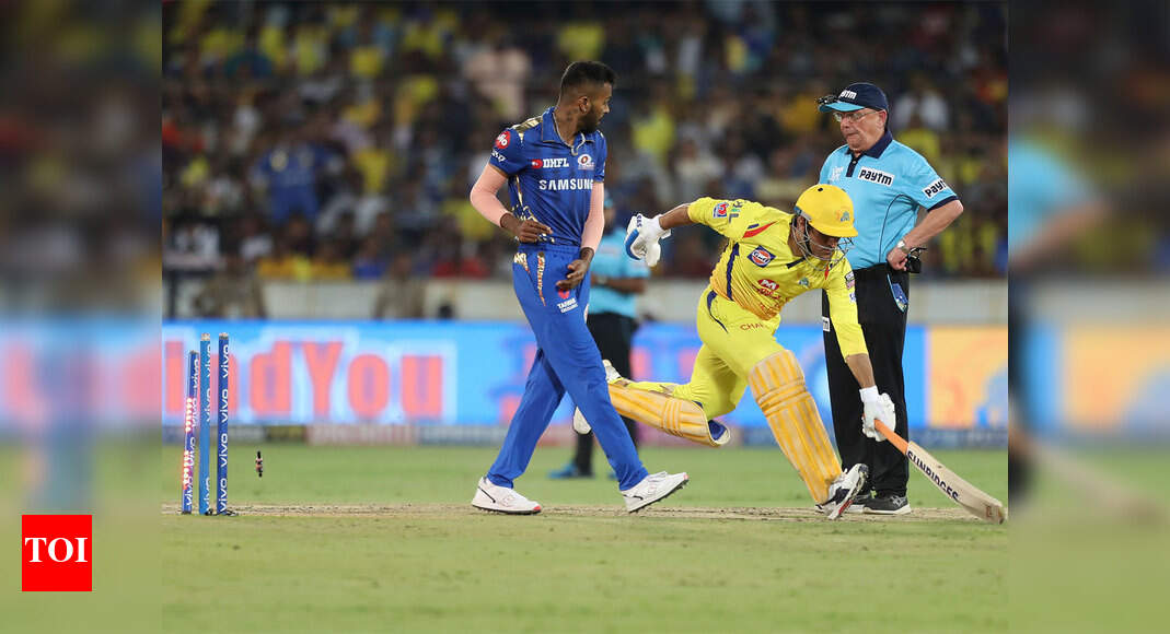 IPL Final 2019: We were passing trophy to each other, says MS Dhoni ...