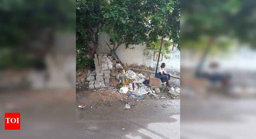 Garbage on Road - Times of India