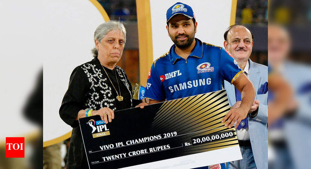 IPL Final: Edulji, Khanna in spat over trophy handover | Cricket News ...