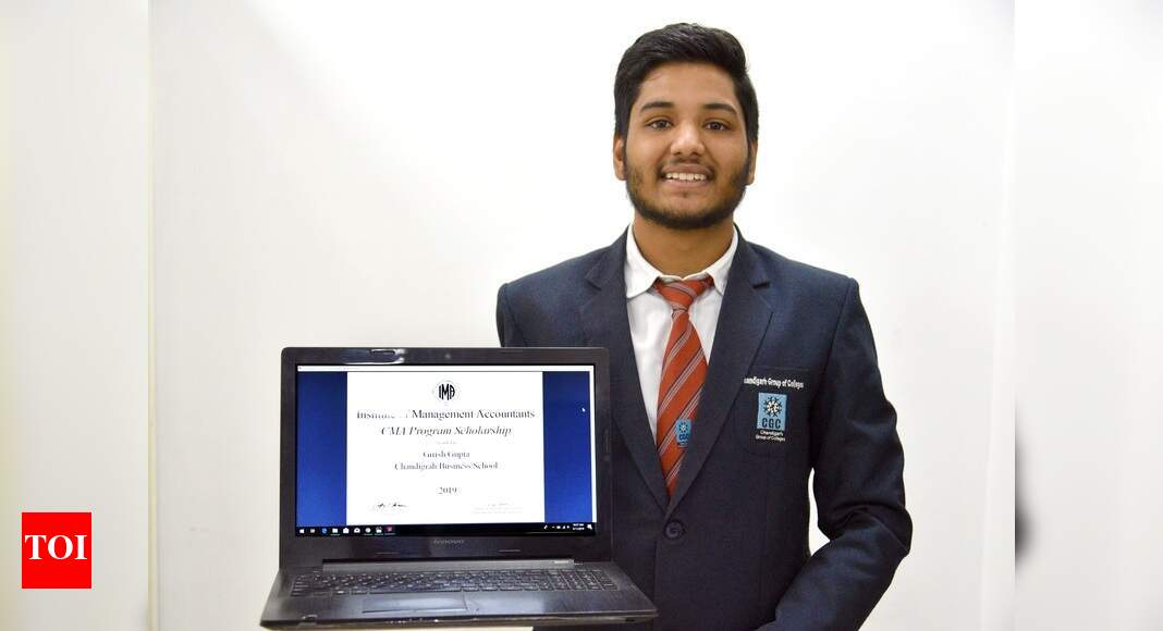 CGC Landran student grabs prestigious USA accredited IMA Scholarship ...