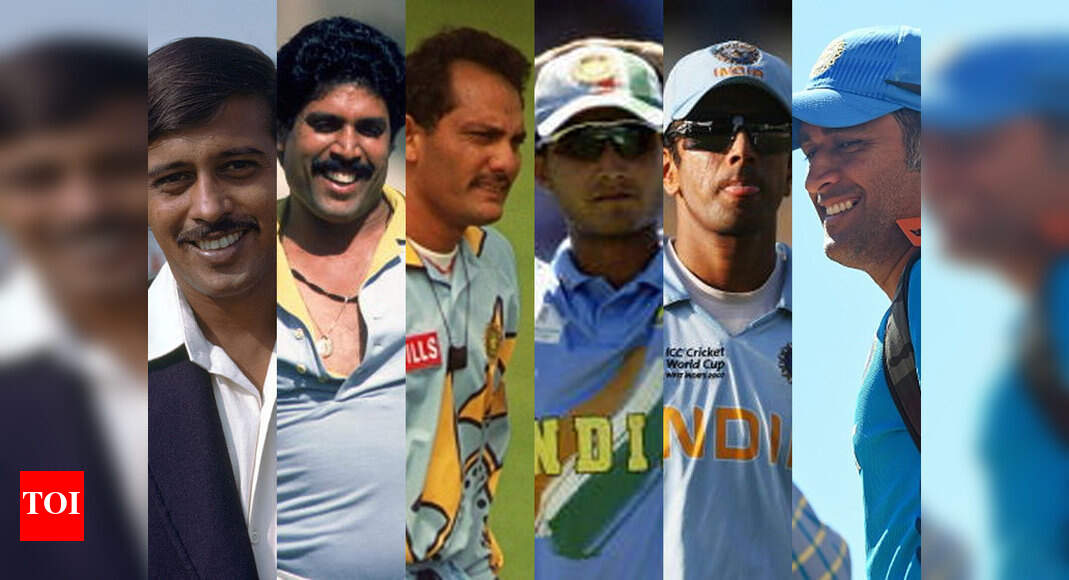 Leading the brigade: Profiles of India's World Cup captains | Cricket ...