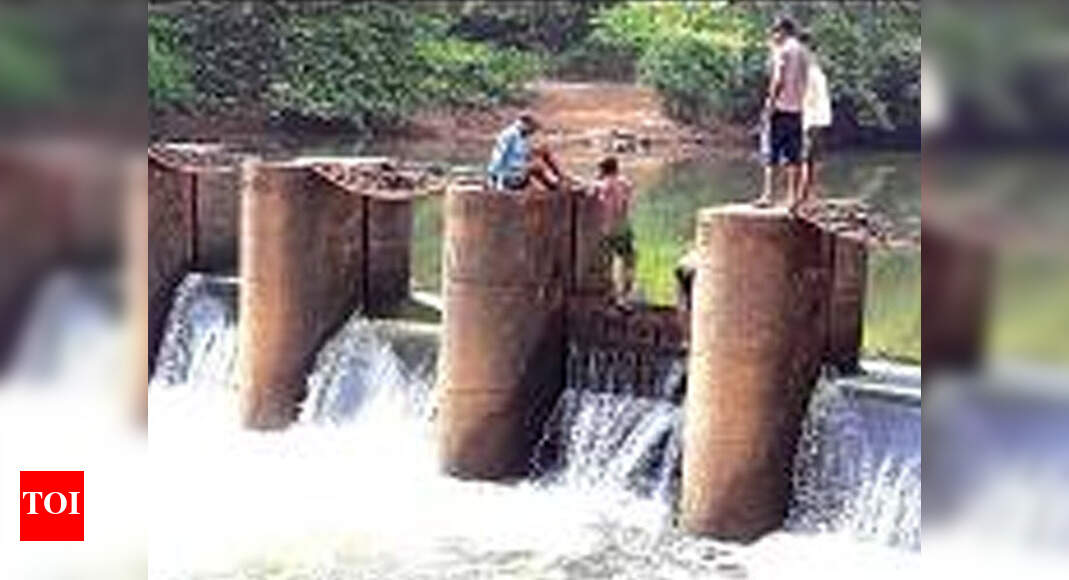 WRD partially opens bandhara at Opa river | Goa News - Times of India