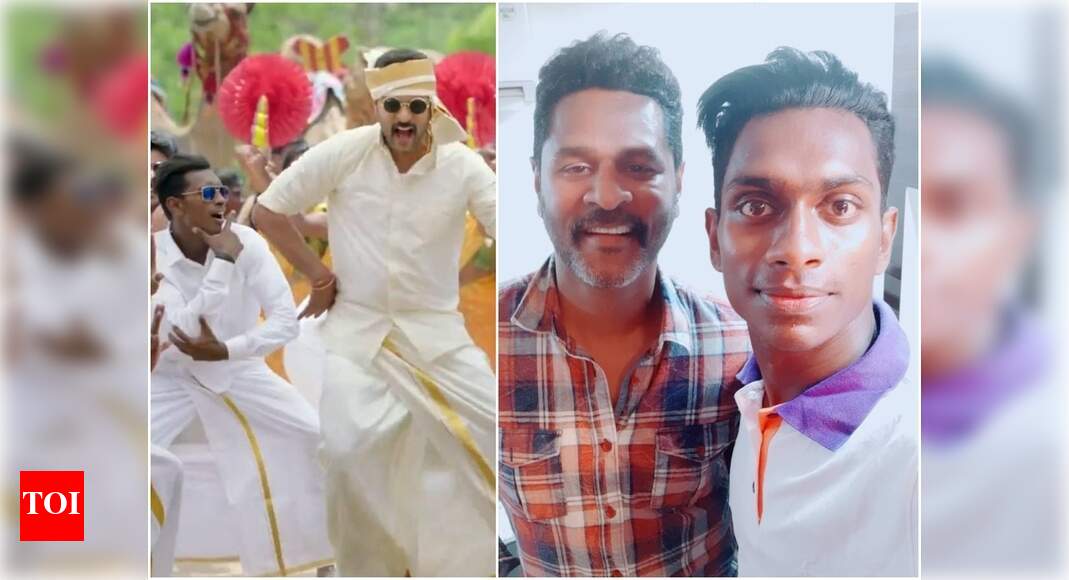 Dance Kerala Dance's Manoj Manu enjoys a fanboy moment with Prabhu Deva ...