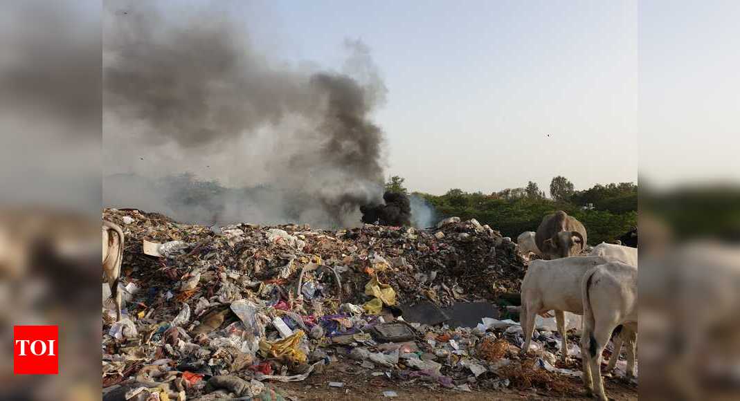 Garbage burning - Times of India