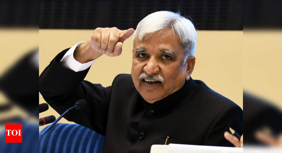 Chief election commissioner thanks stakeholders for smooth poll - Times ...