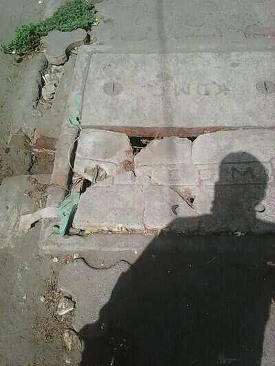 Manhole Bad Condition. - Times of India