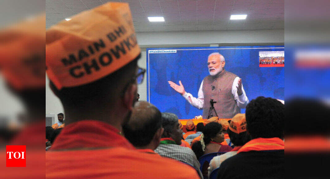 How 'Chowkidar' campaign unfolded on Twitter, Google and in speeches ...