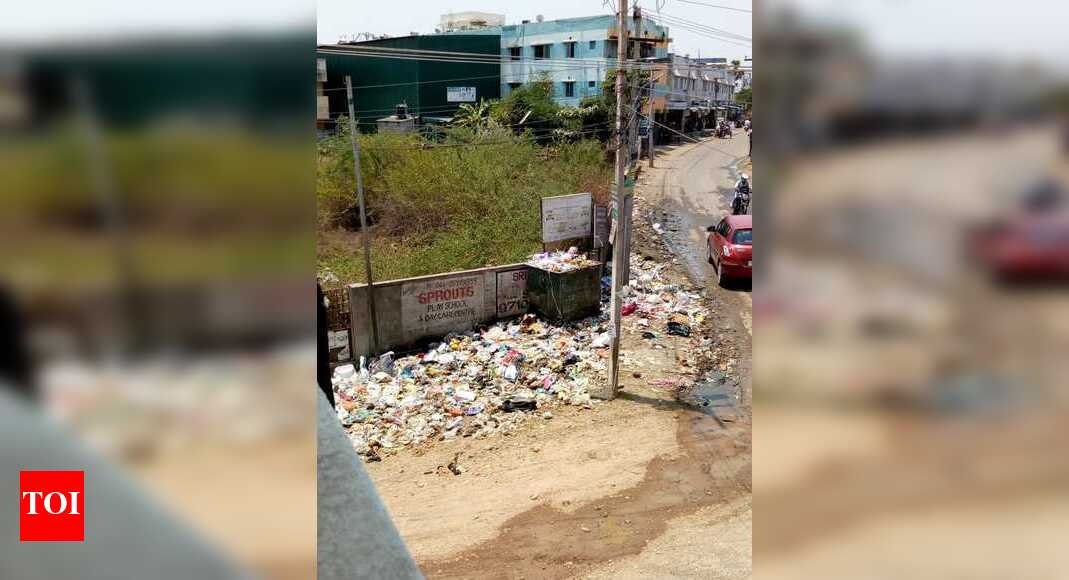 Uncleaned and Garbage being Burnt in public places - Times of India