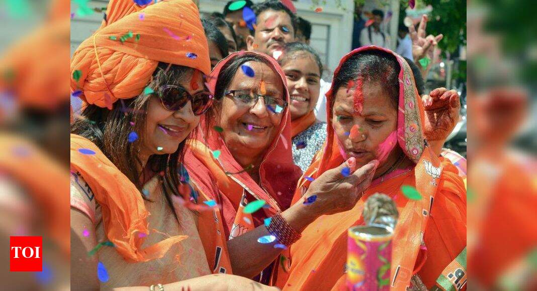 Lok Sabha Results Bjp Set To Sweep Rajasthan India News Times Of India