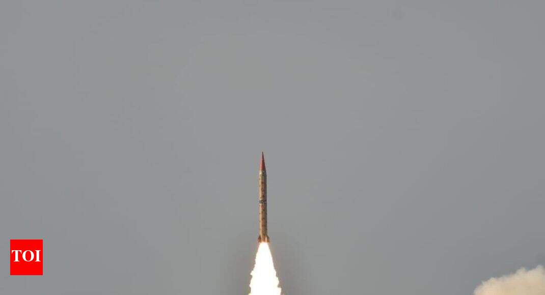 Pak successfully test-fires ballistic missile Shaheen-II capable of ...