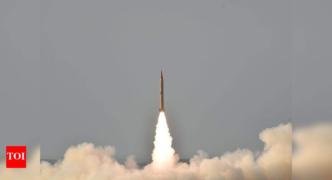 Pak successfully test-fires ballistic missile Shaheen-II capable of ...